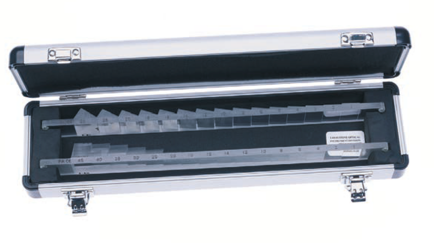 Complete Horizontal & Vertical Prism Bar Set with Aluminium Case ...